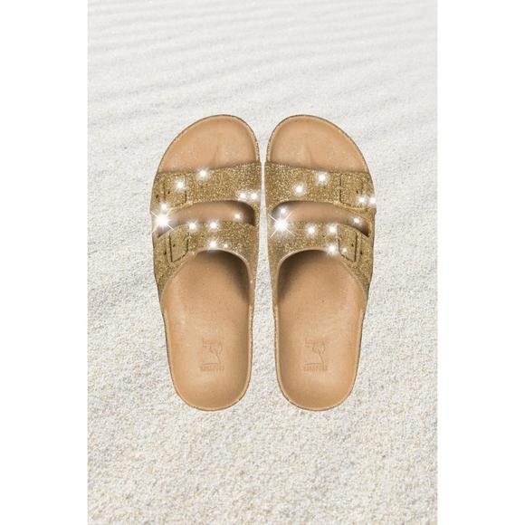 CACATOES | Shoes | New Cacatoes Trancoso Sandal In Gold | Poshmark